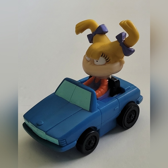 Toys | Vintage 1998 Burger King 3 Rugrats Angelica Pickles Blue Car ...